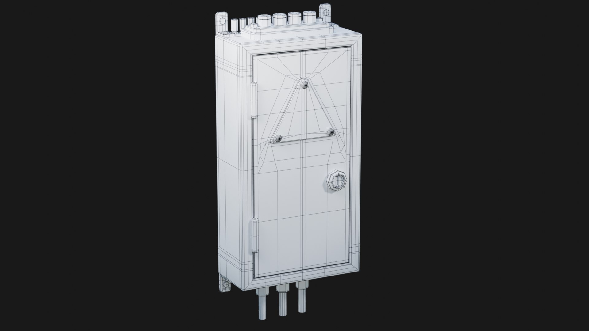 Classic Electrical Box 3D Model - TurboSquid 2289330