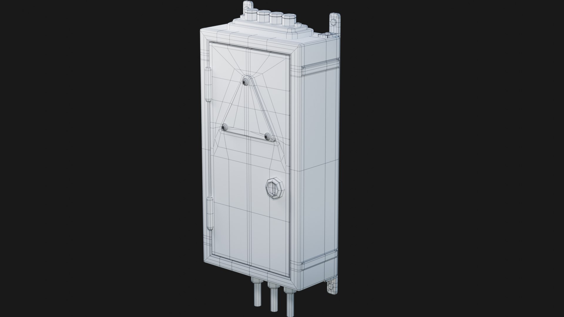 Classic Electrical Box 3D Model - TurboSquid 2289330