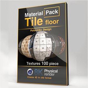 Texture PBR 8K Floor Tiles C4D Physical Render 0072 3D Model ...