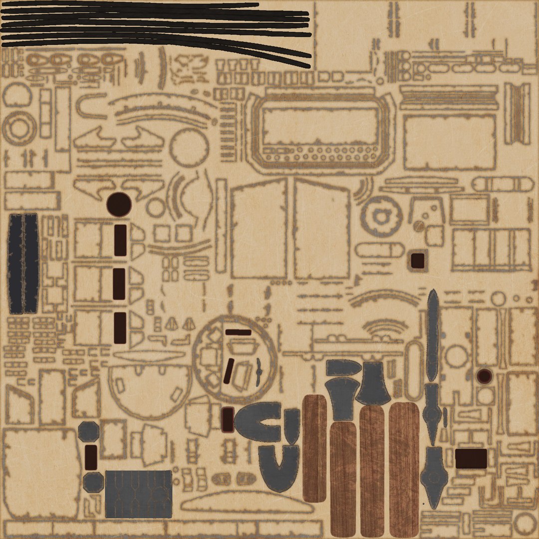 3d Rusty Tank Destroyer Model