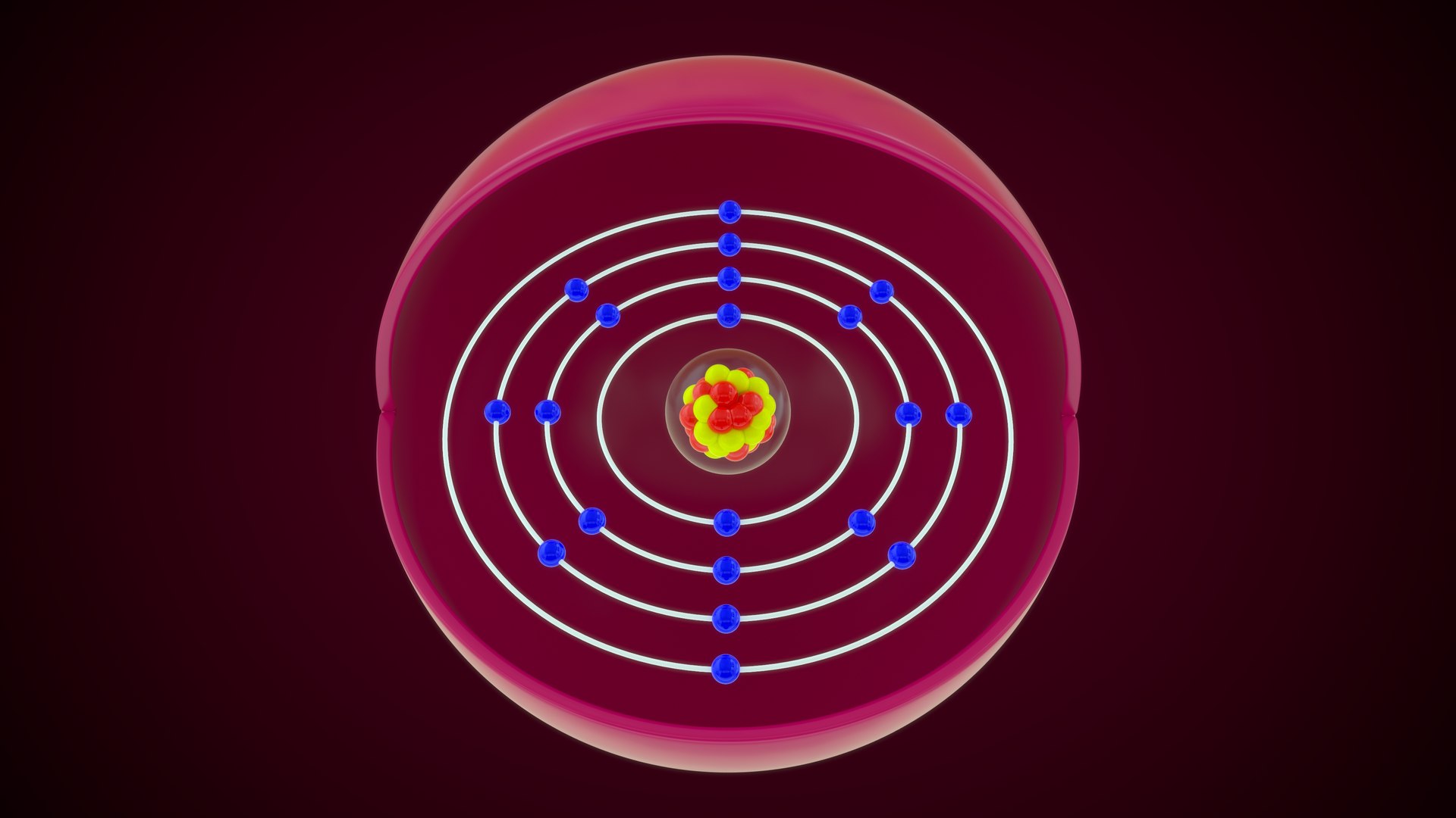 Calcium Atom 3D - TurboSquid 2132413