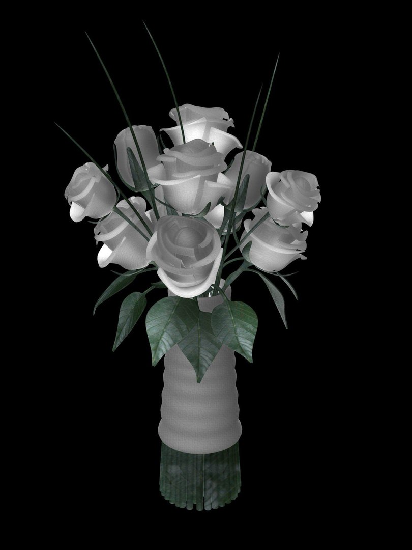 wedding flower 3d lwo