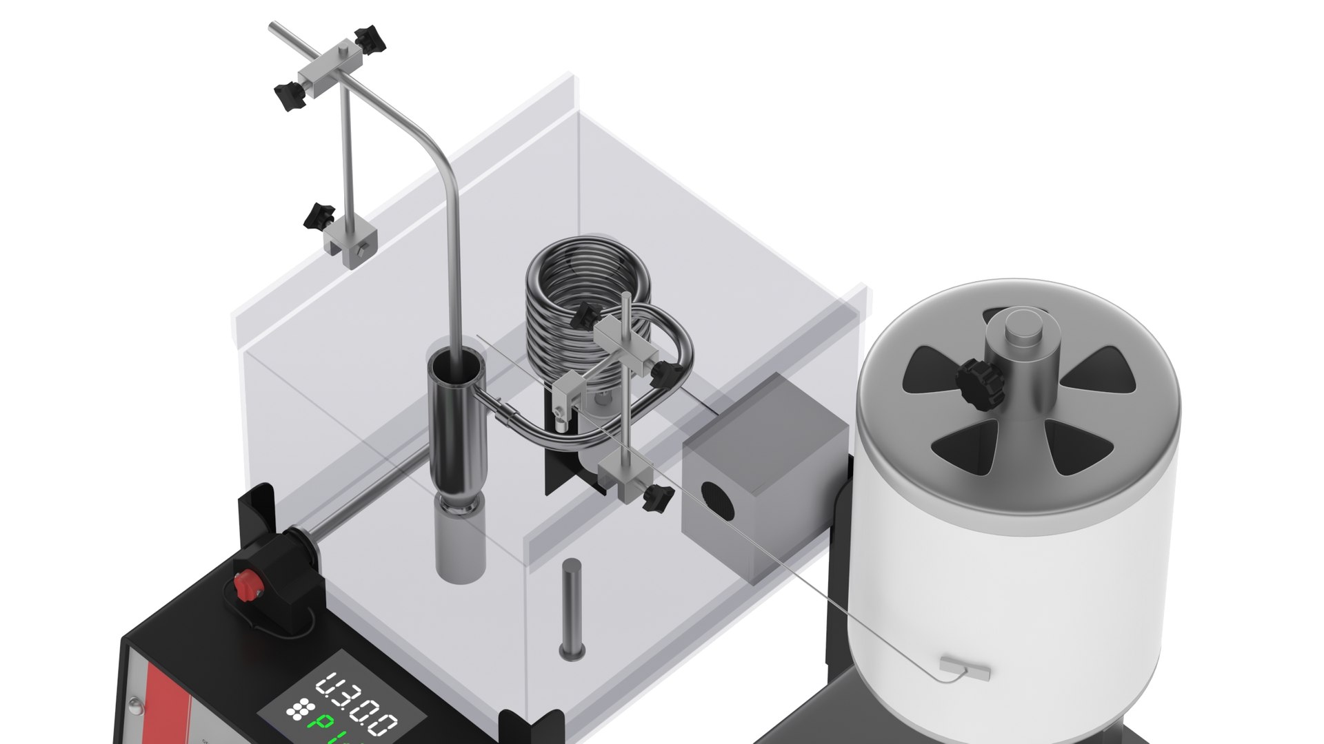 Medical Kymograph With Organ Bath 3D Model - TurboSquid 2372333
