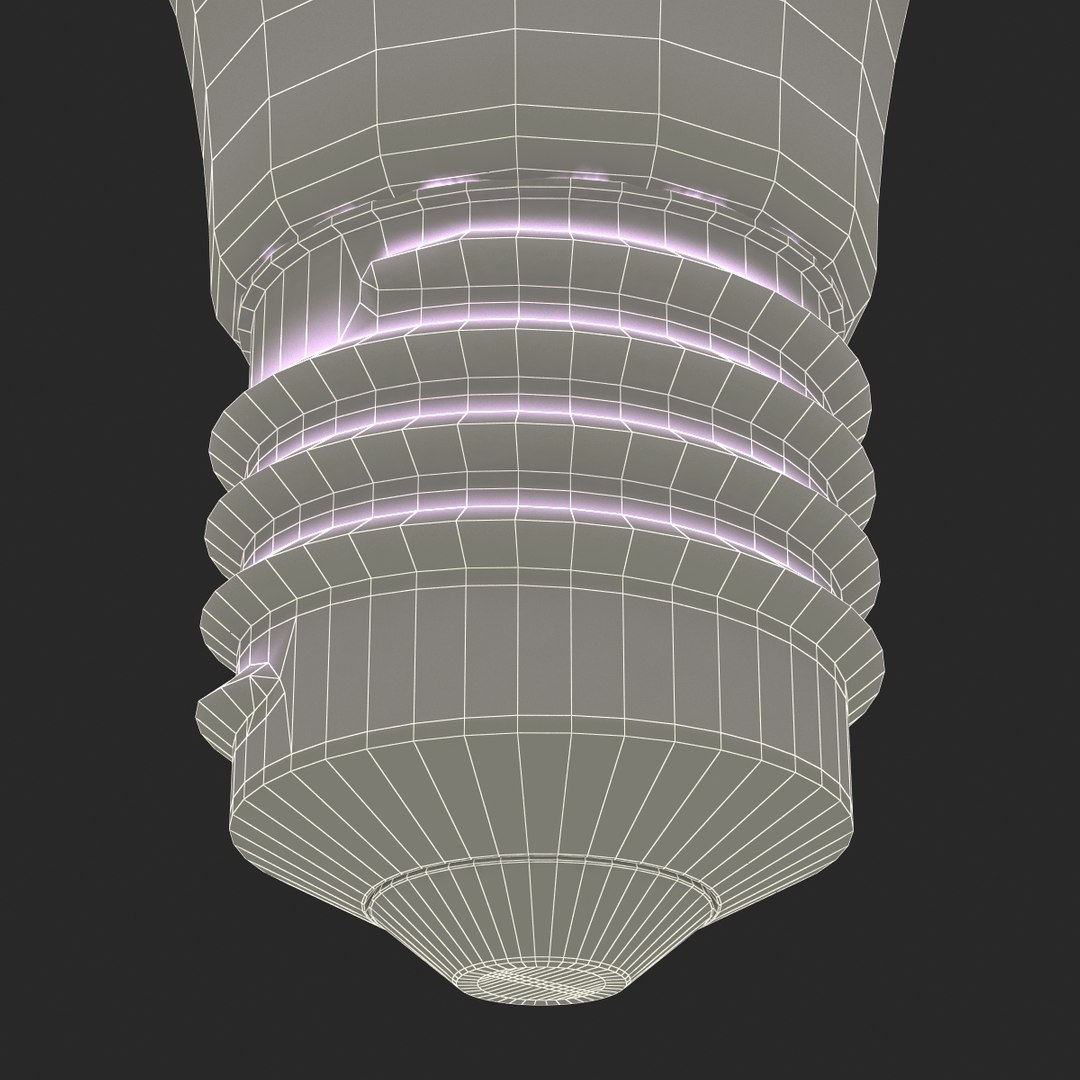 3d electric light bulb illuminated