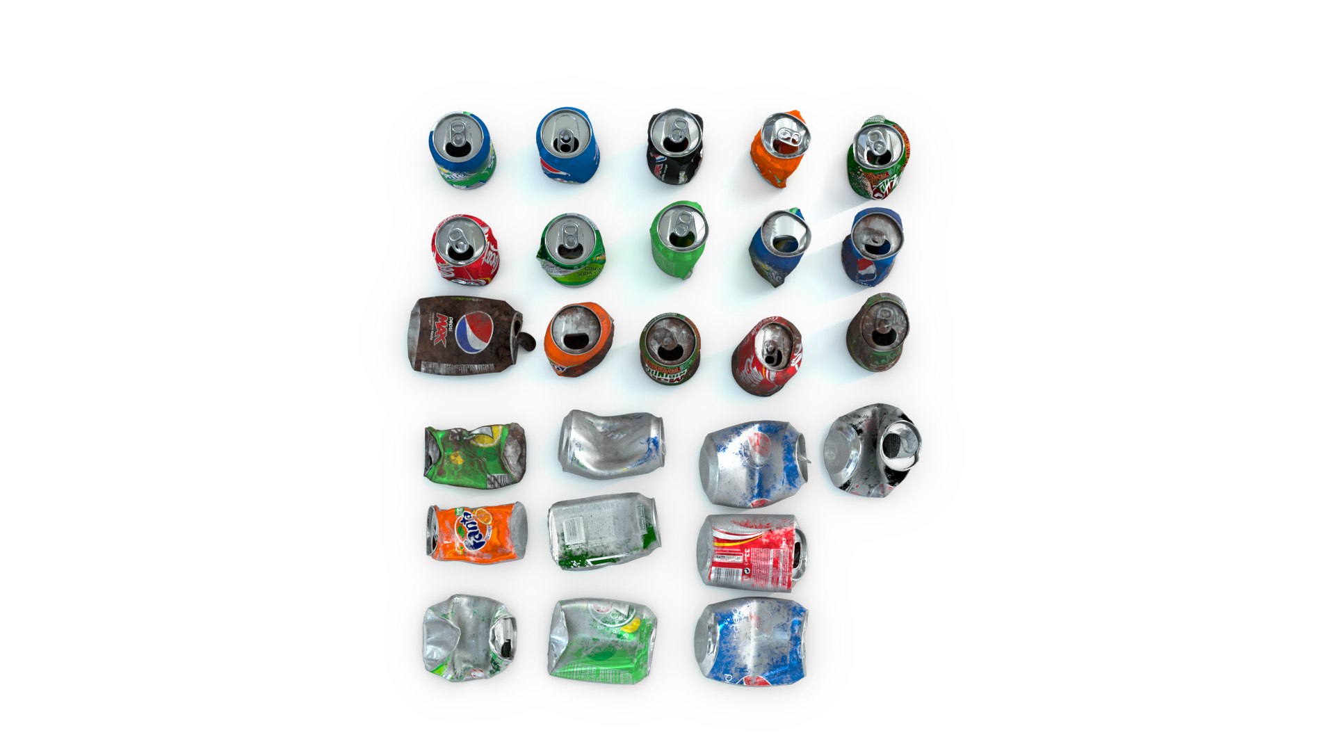 3D Crumpled Soda Can Model - TurboSquid 1891755
