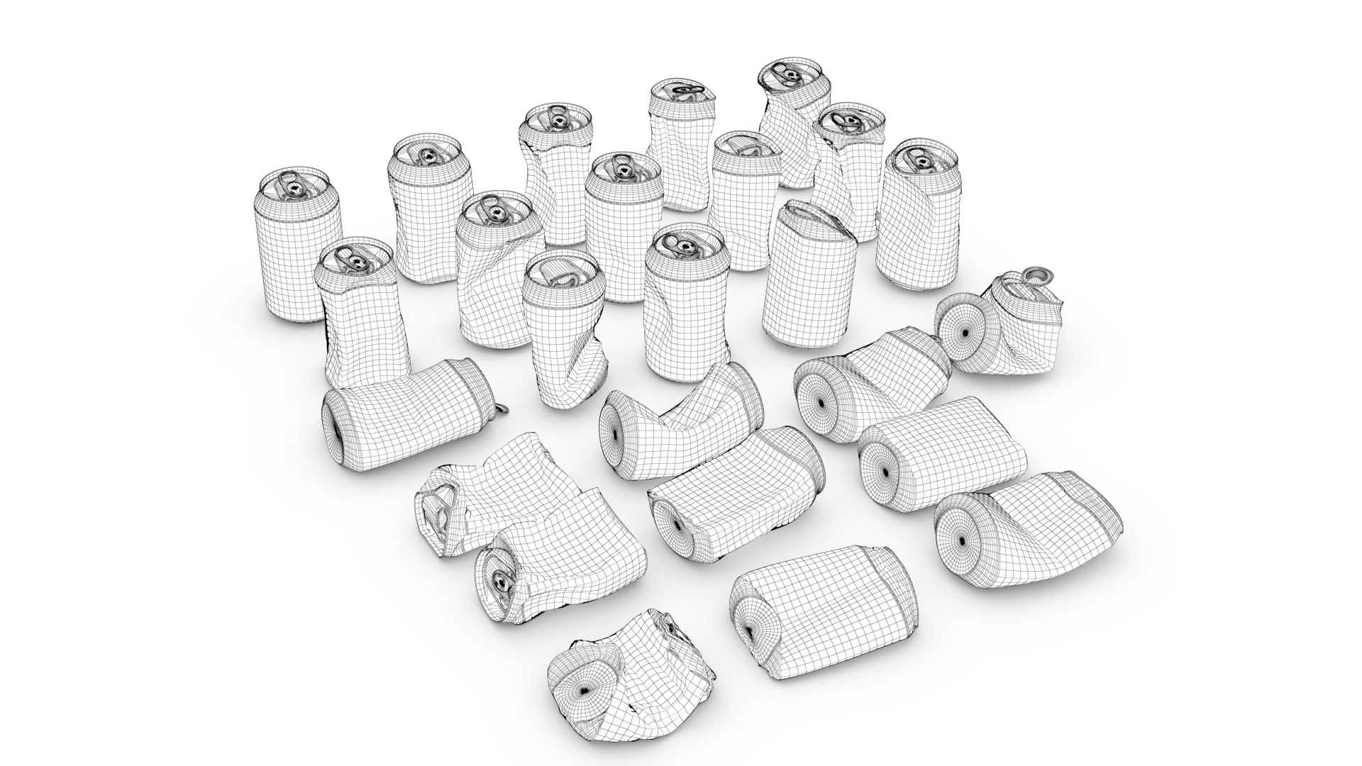 3D Crumpled Soda Can Model - TurboSquid 1891755