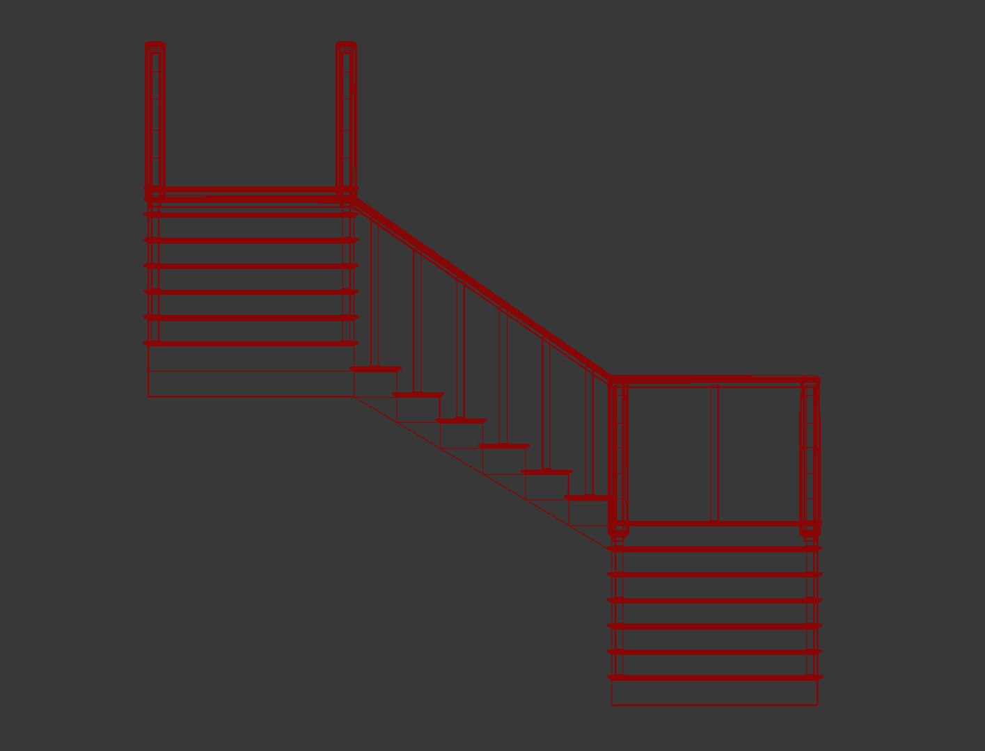 Free 3D Stair - TurboSquid 1417540