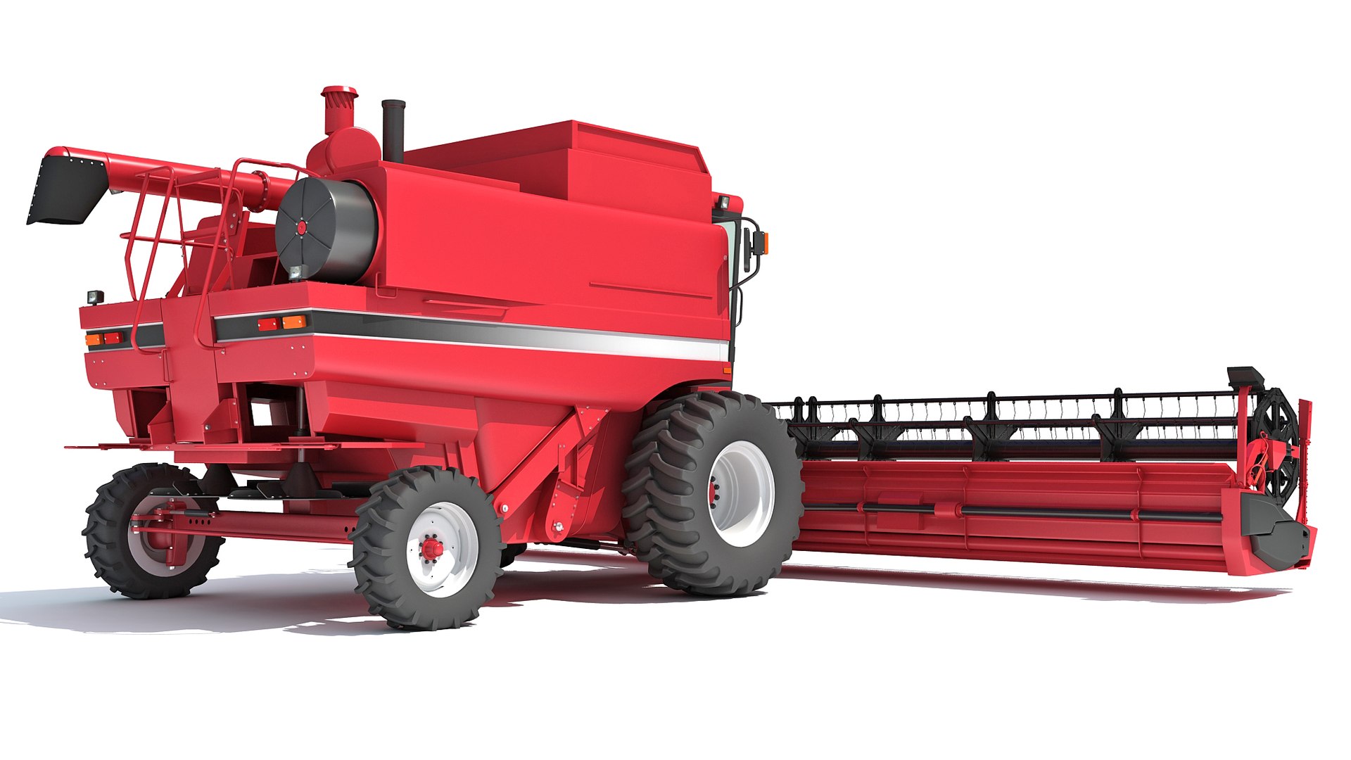 Combine Harvester Model - TurboSquid 1511815