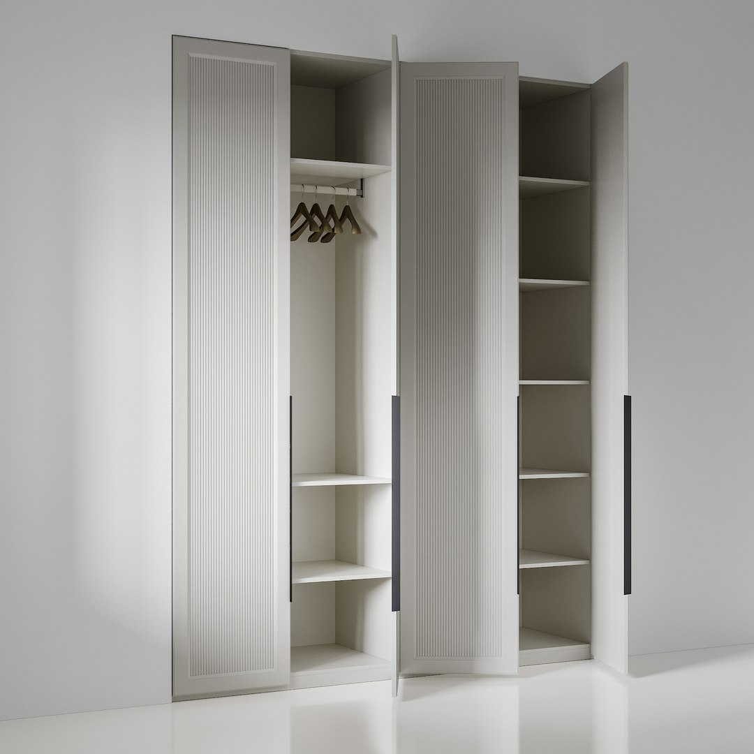 Wardrobe 009 3D Model - TurboSquid 1929667