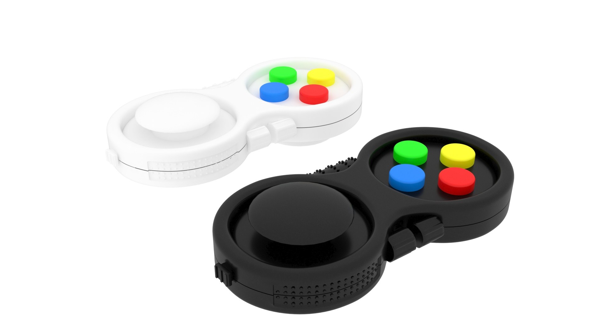 3D Joypad Controller Fidget Toys Set Model - TurboSquid 1767377