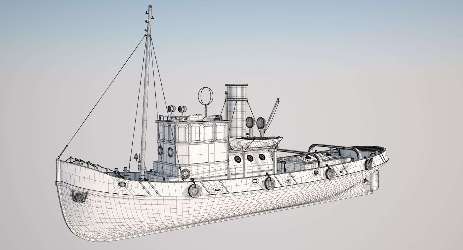 Ulises Tugboat 3D Model - TurboSquid 1277039