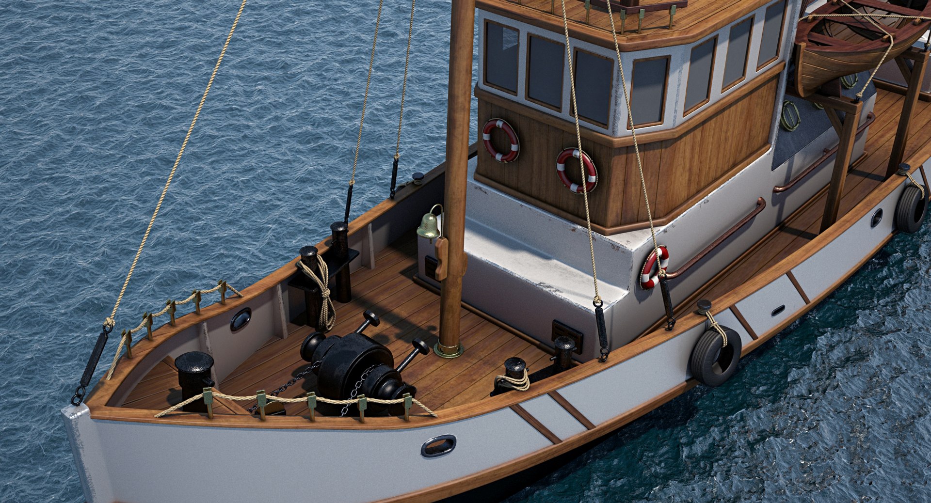 Ulises Tugboat 3D Model - TurboSquid 1277039