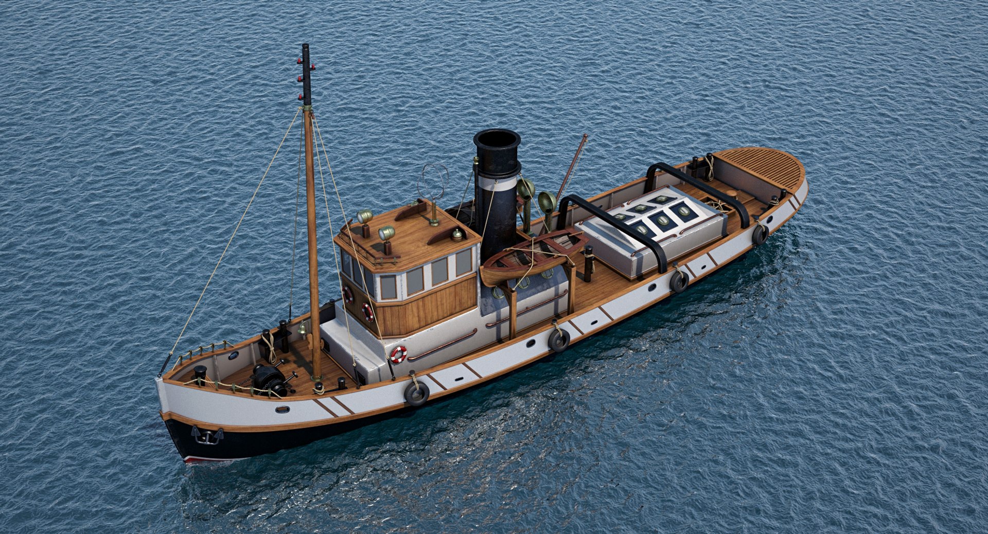 Ulises Tugboat 3D Model - TurboSquid 1277039
