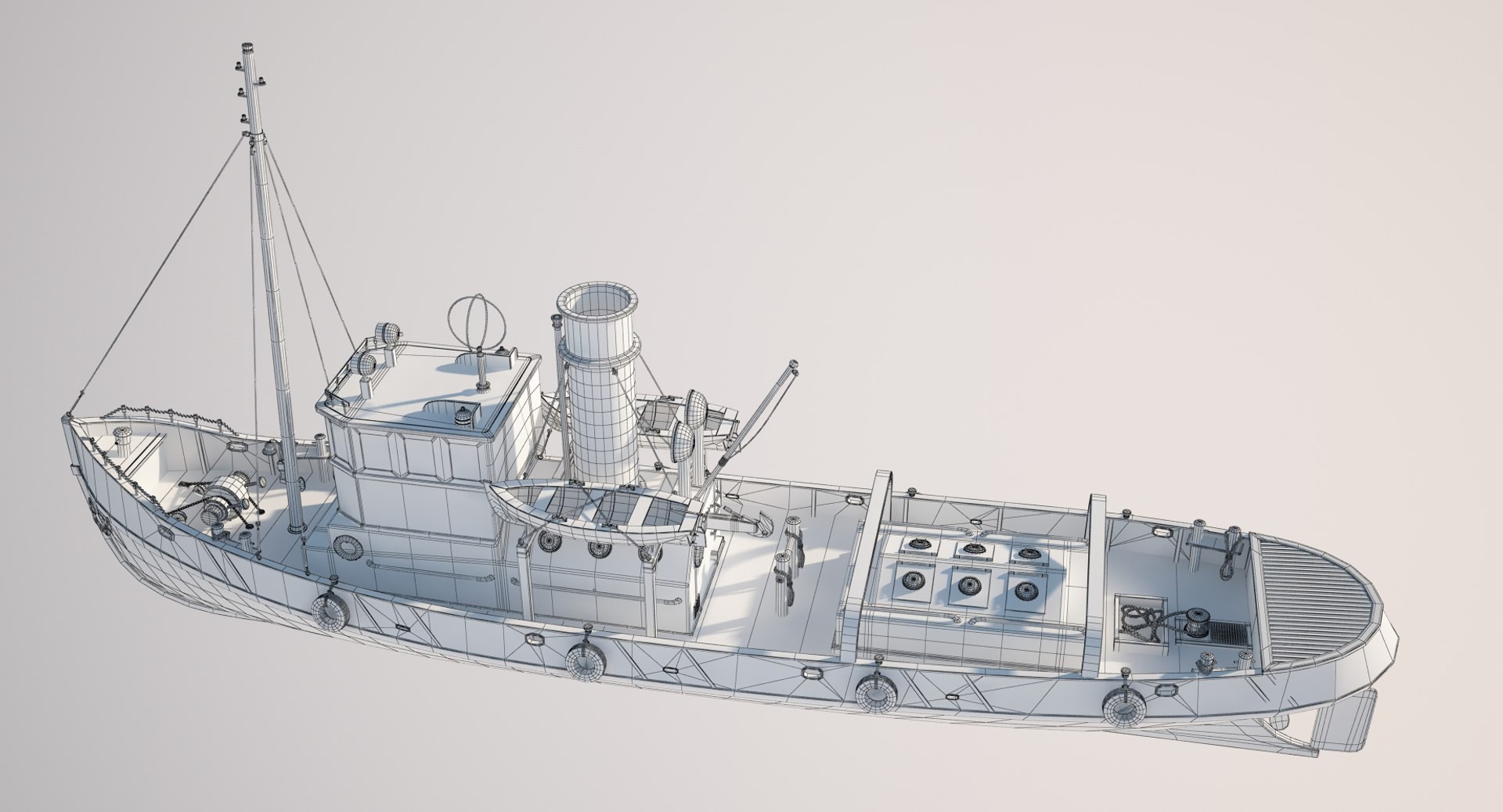 Ulises Tugboat 3D Model - TurboSquid 1277039