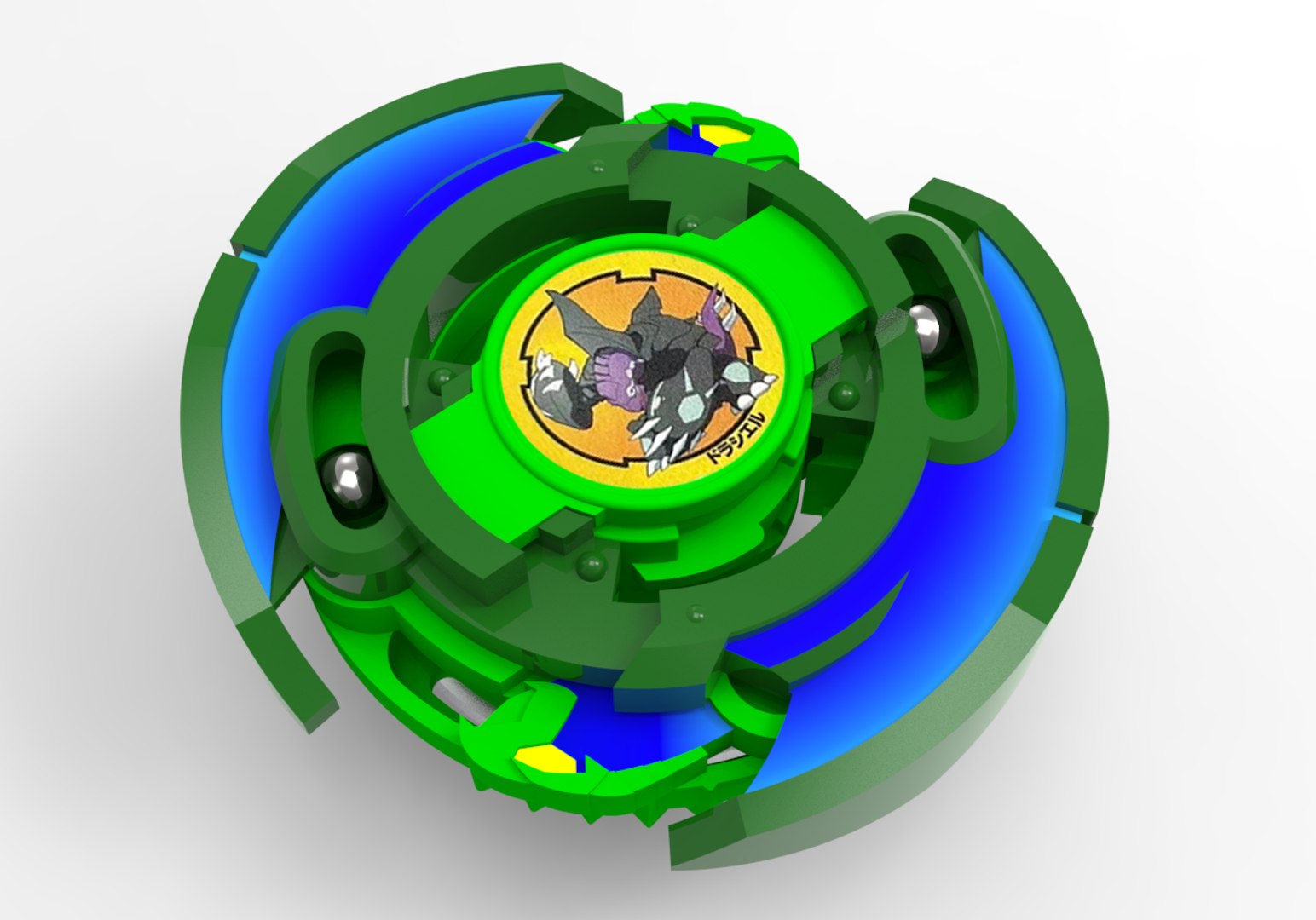 BEYBLADE-DRACIEL HEAVYARMOR 3D model - TurboSquid 2045166