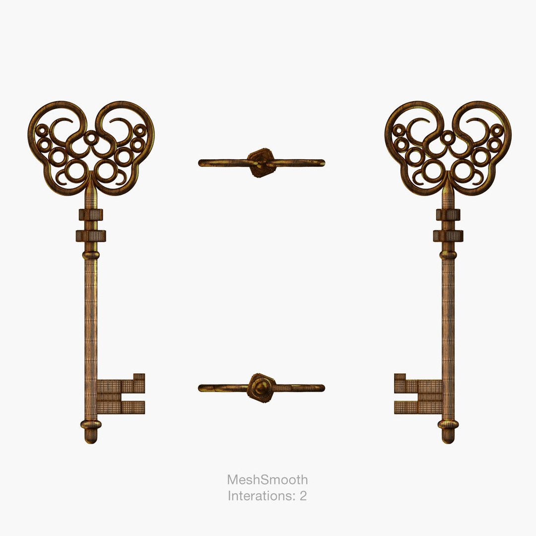 Original Medieval Old Key 3D - TurboSquid 1288284