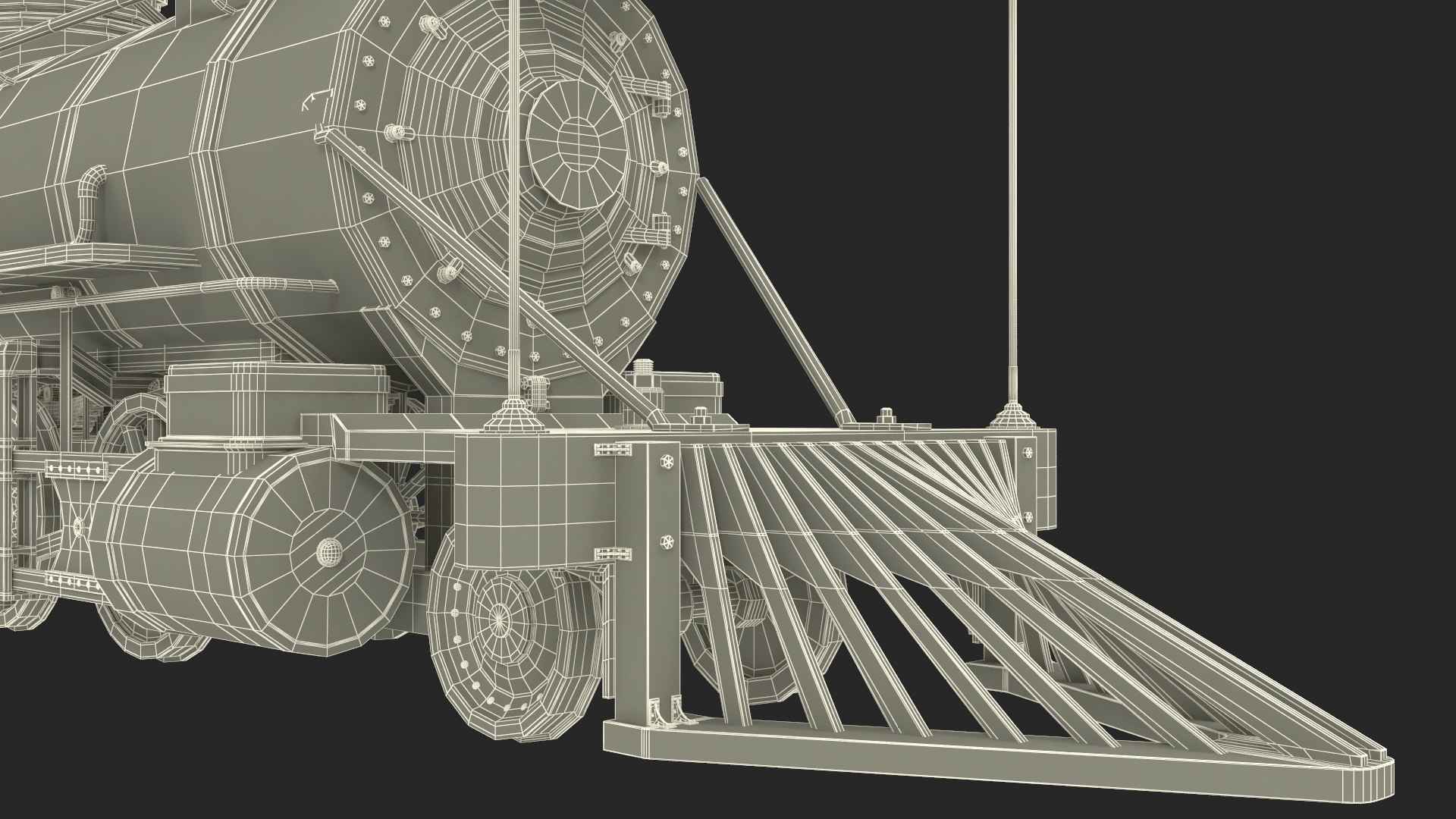 3D model Steam Locomotive With Coal Wagon - TurboSquid 2161887