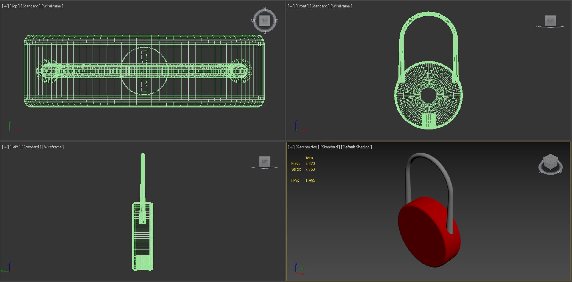 Lock Sliding Bolt 3D Model - TurboSquid 2163910