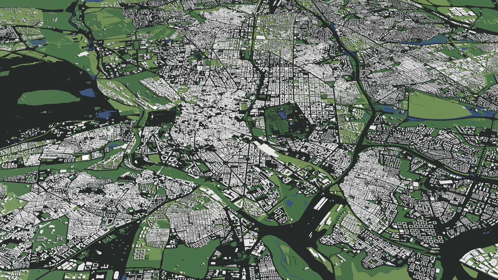 Madrid Spain - City And Mass Buildings Model - TurboSquid 2202265