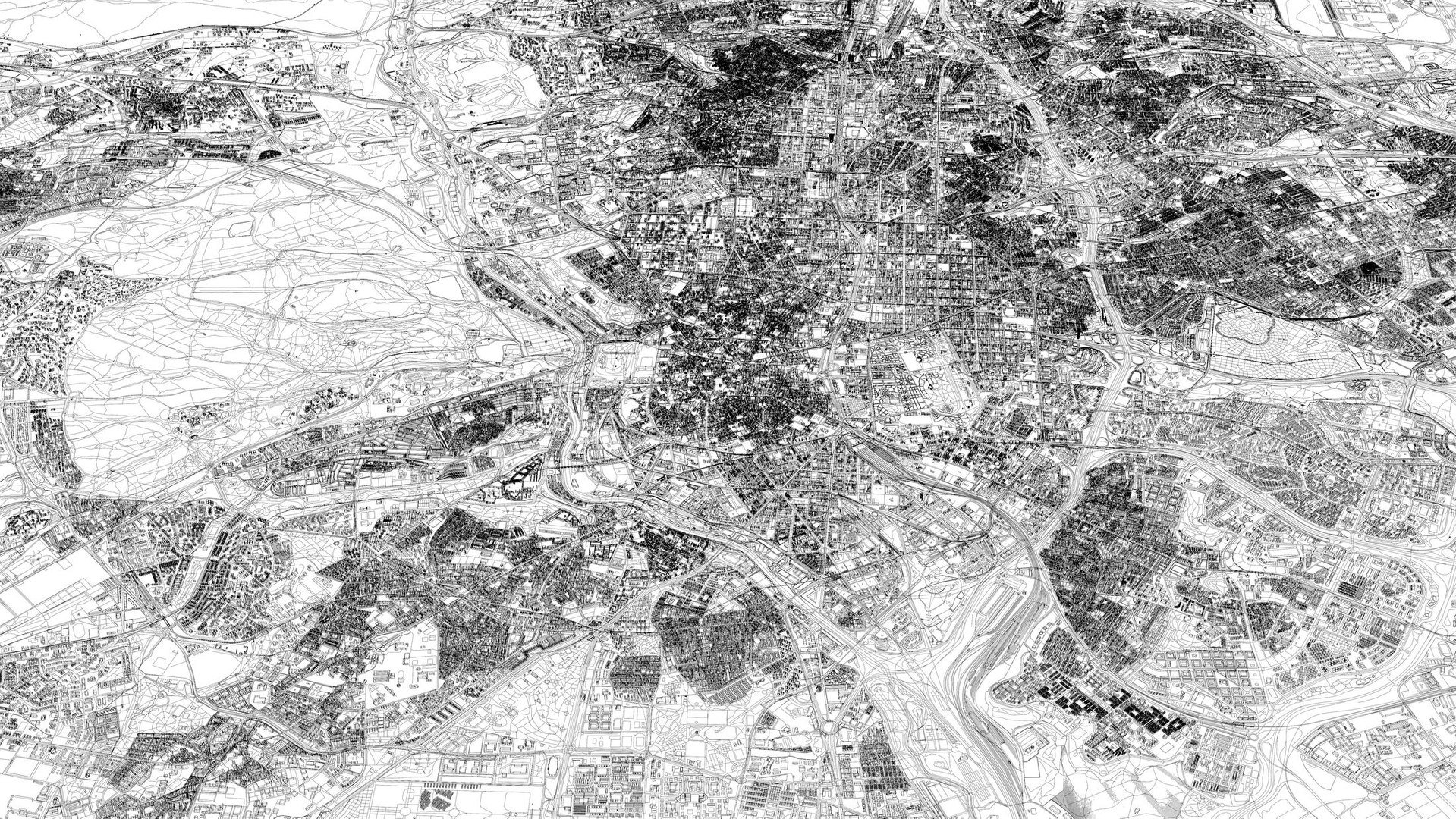 Madrid Spain - City And Mass Buildings Model - TurboSquid 2202265