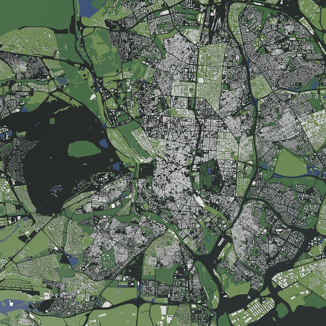 Madrid Spain - City And Mass Buildings Model - TurboSquid 2202265