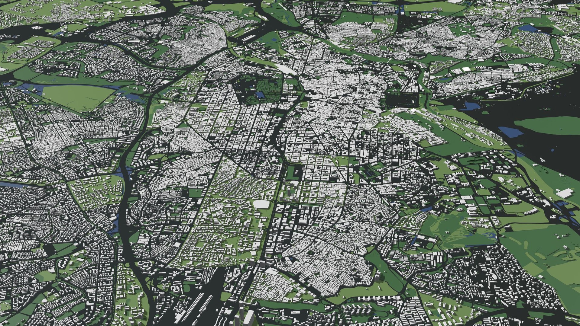 Madrid Spain - City And Mass Buildings Model - TurboSquid 2202265