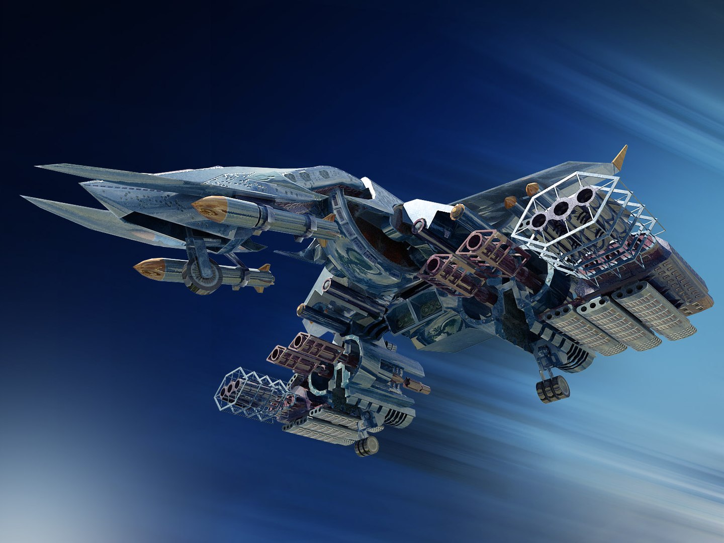 3d Sci Fi Spacecraft Model