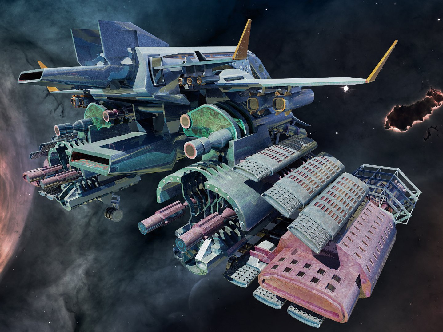 3d Sci Fi Spacecraft Model