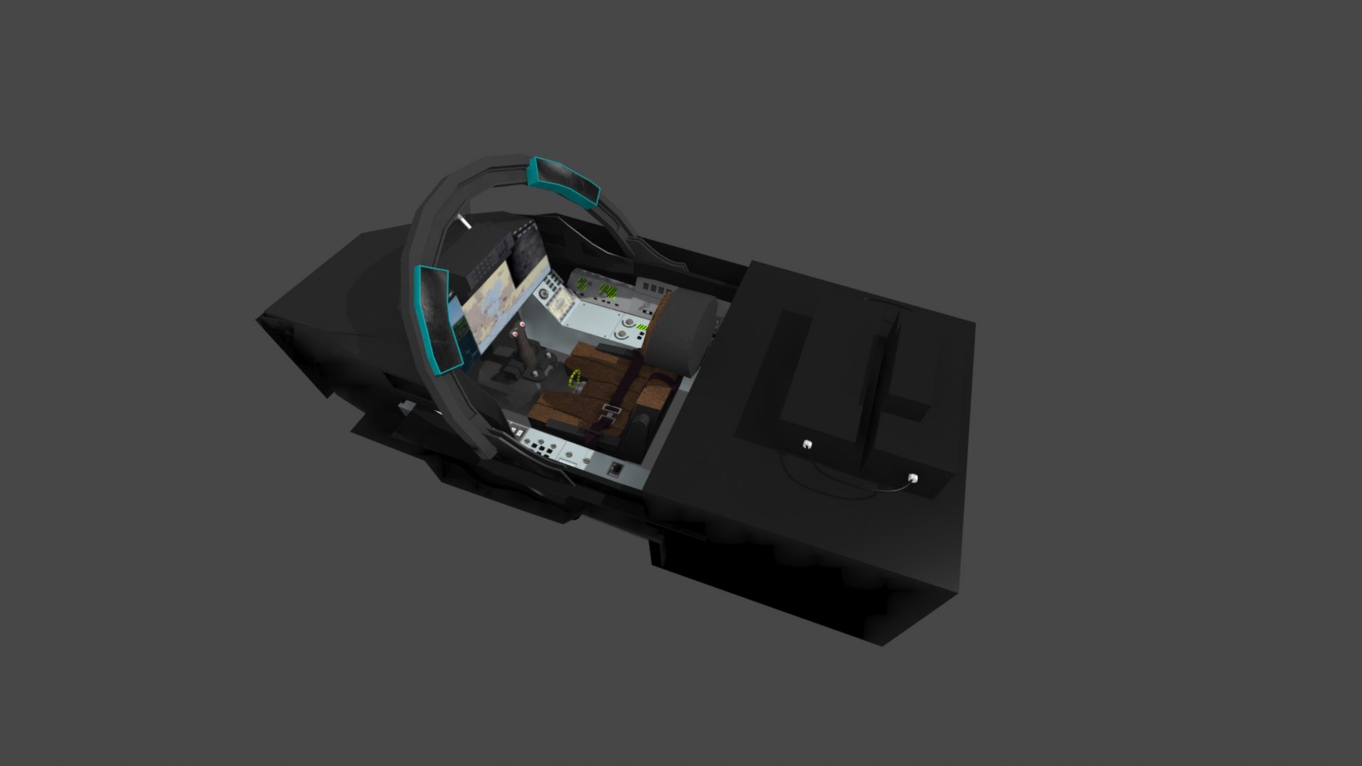 Saab Jas39 Gripen E Cockpit 3D Model - TurboSquid 2108259