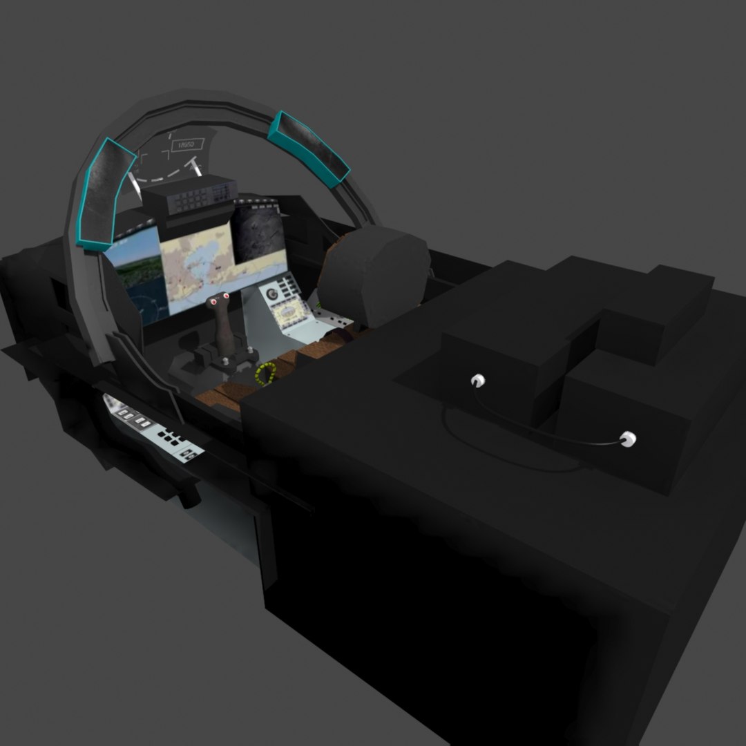Saab Jas39 Gripen E Cockpit 3D Model - TurboSquid 2108259