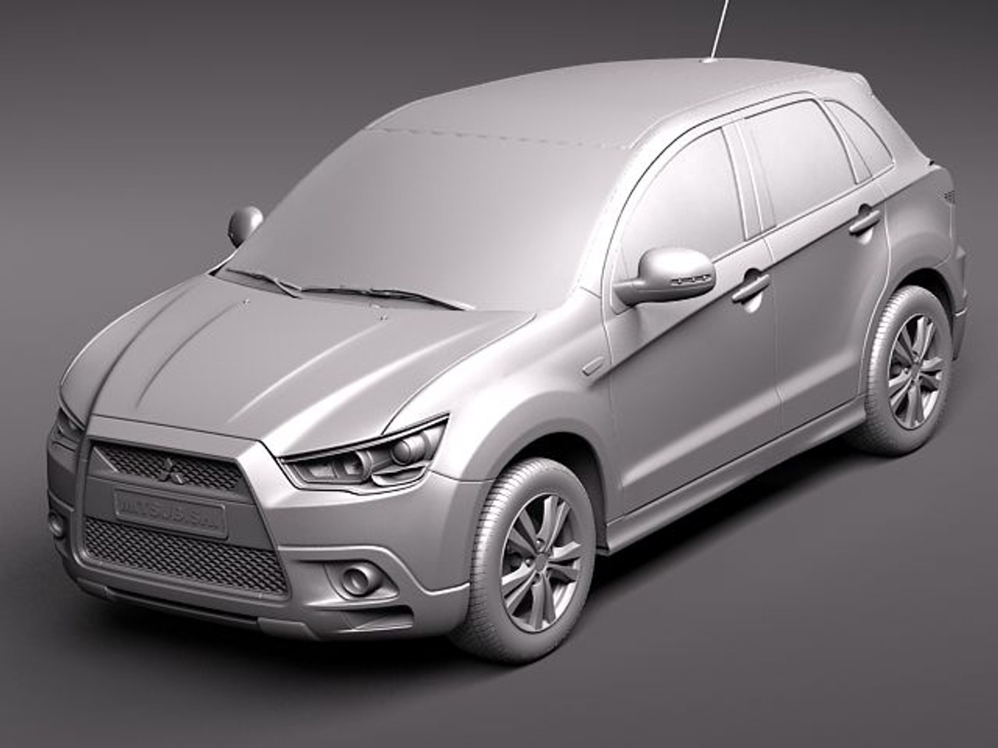 Mitsubishi Rvr Asx Outlander 3d Model