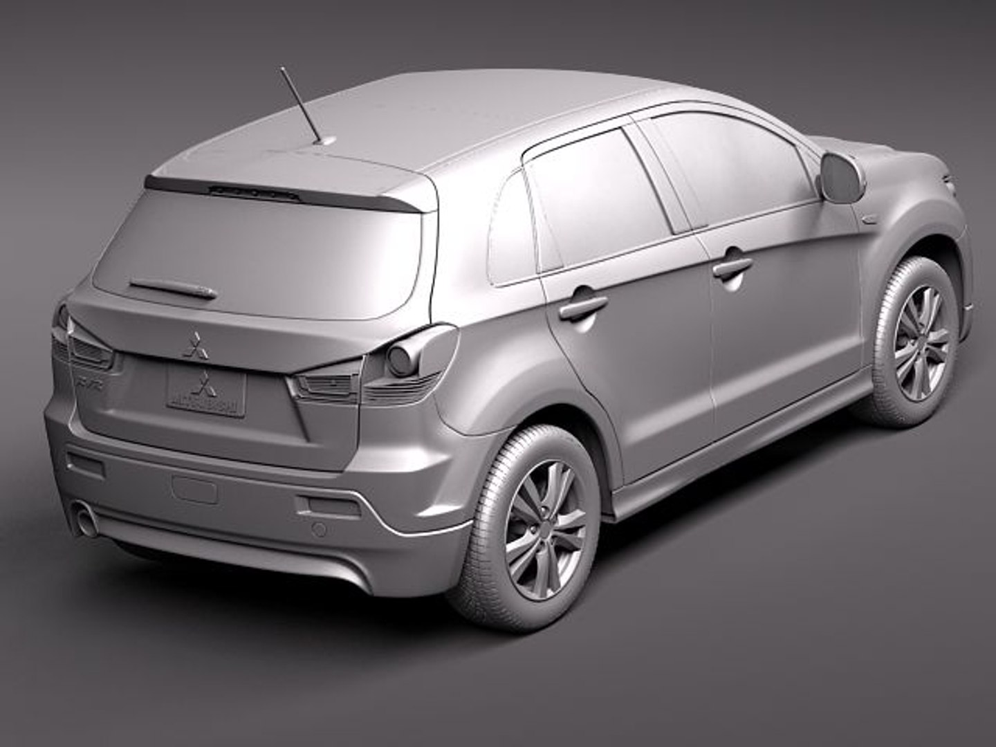 Mitsubishi Rvr Asx Outlander 3d Model
