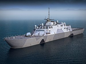 3d Ship Uss Independence Model