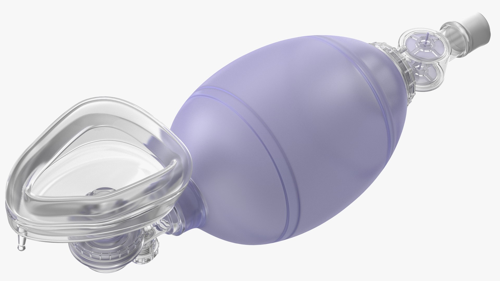 PVC Manual Resuscitator 3D Model - TurboSquid 1782462