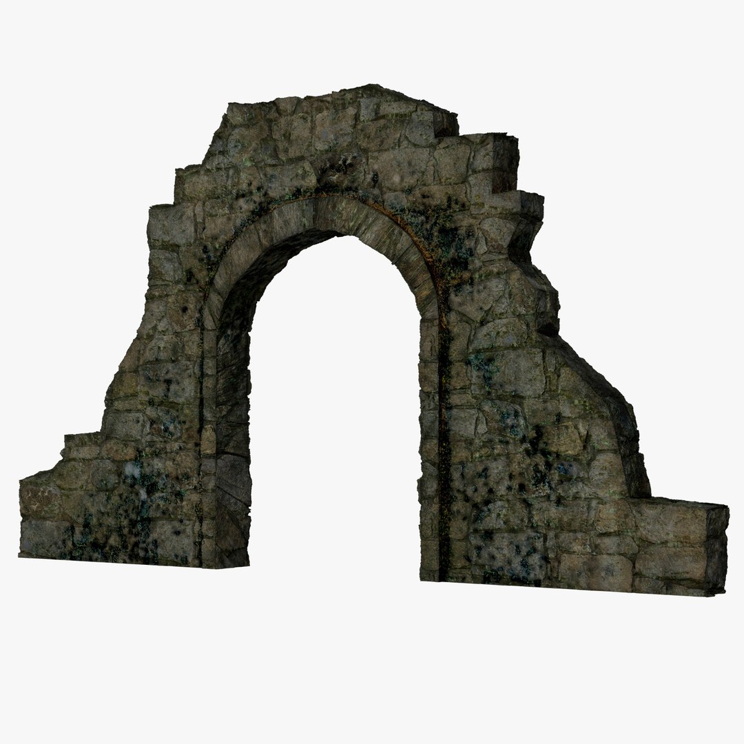 Old Stone Entrance 3D model - TurboSquid 1845017