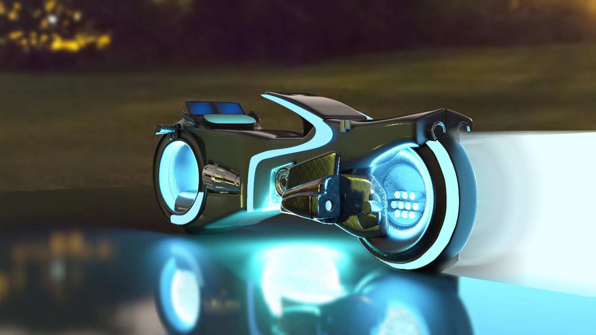 Tron Bike 3D Model - TurboSquid 1734271