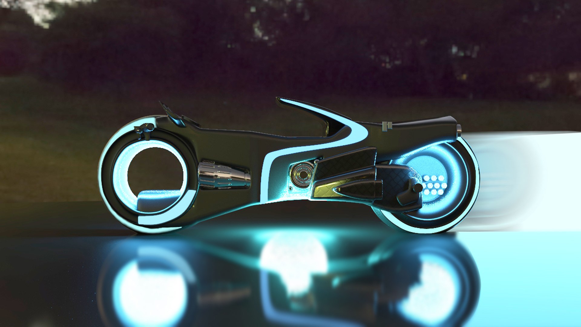 Tron Bike 3D Model - TurboSquid 1734271