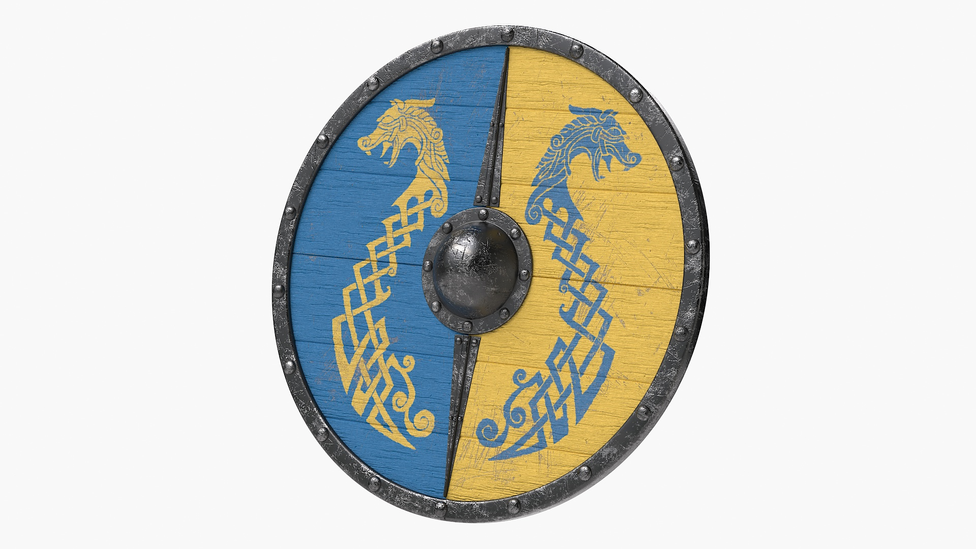 Viking Shield V3 Design 1 3D Model - TurboSquid 2285382