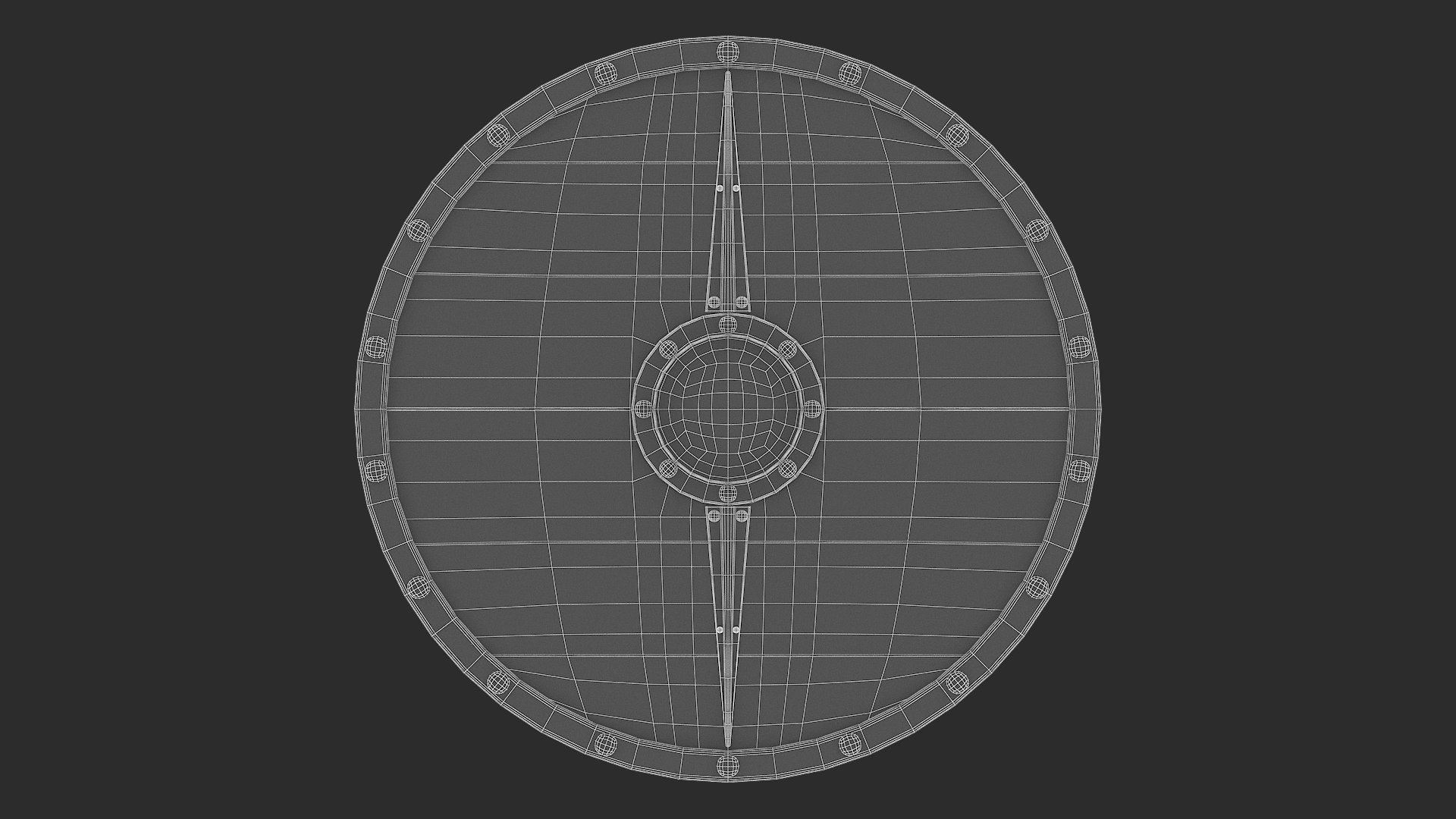 Viking Shield V3 Design 1 3D Model - TurboSquid 2285382