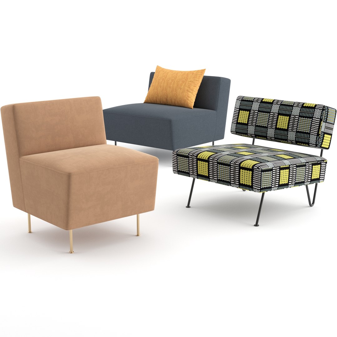 3D Model Modern Lounge Chair - TurboSquid 1471363