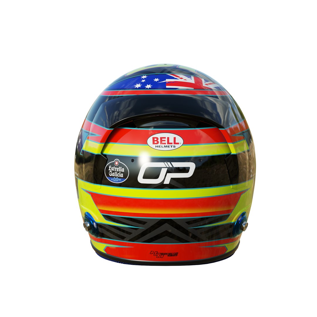 F1 Oscar Piastri Helmet 2025 3D Model - TurboSquid 2383712