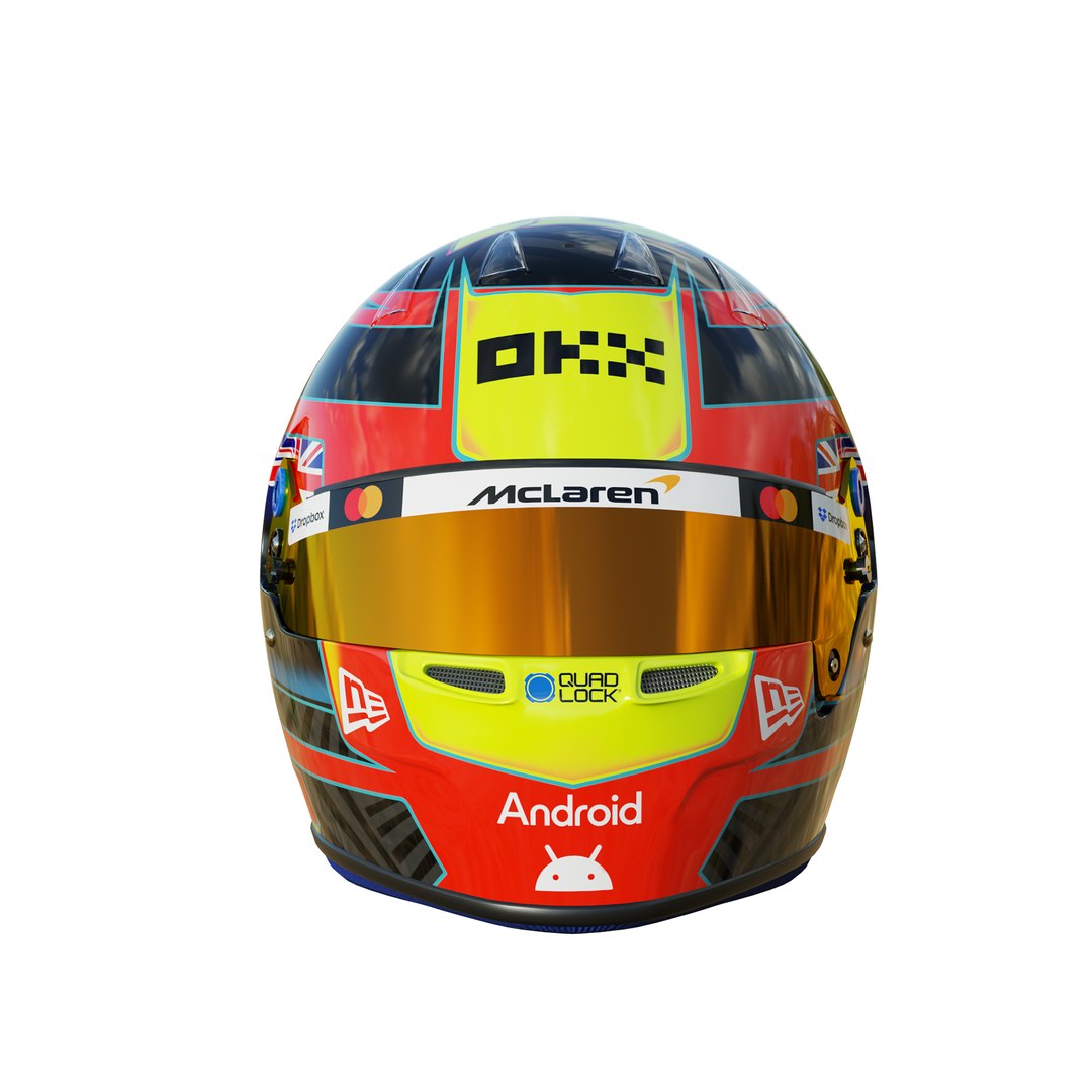 F1 Oscar Piastri Helmet 2025 3D Model - TurboSquid 2383712