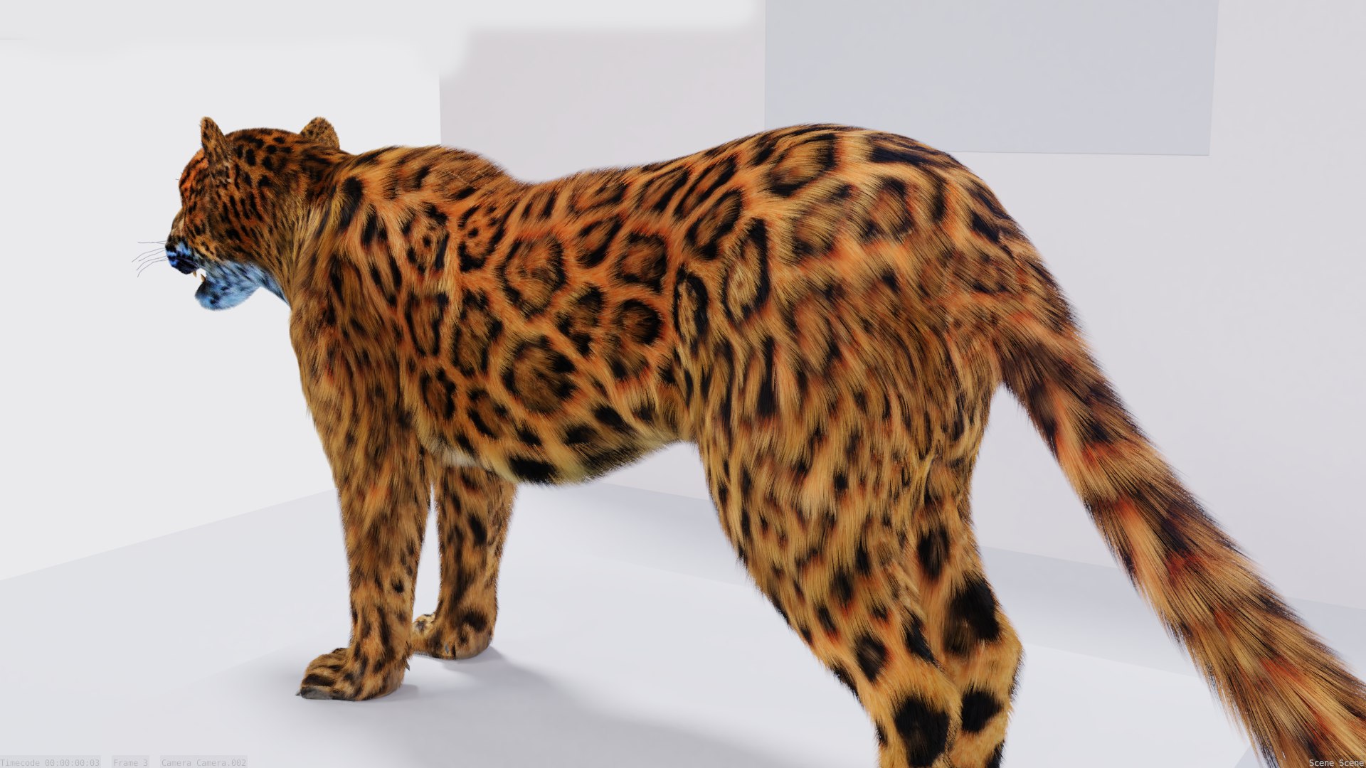 3D Realistic Fur Leopard - TurboSquid 1701834