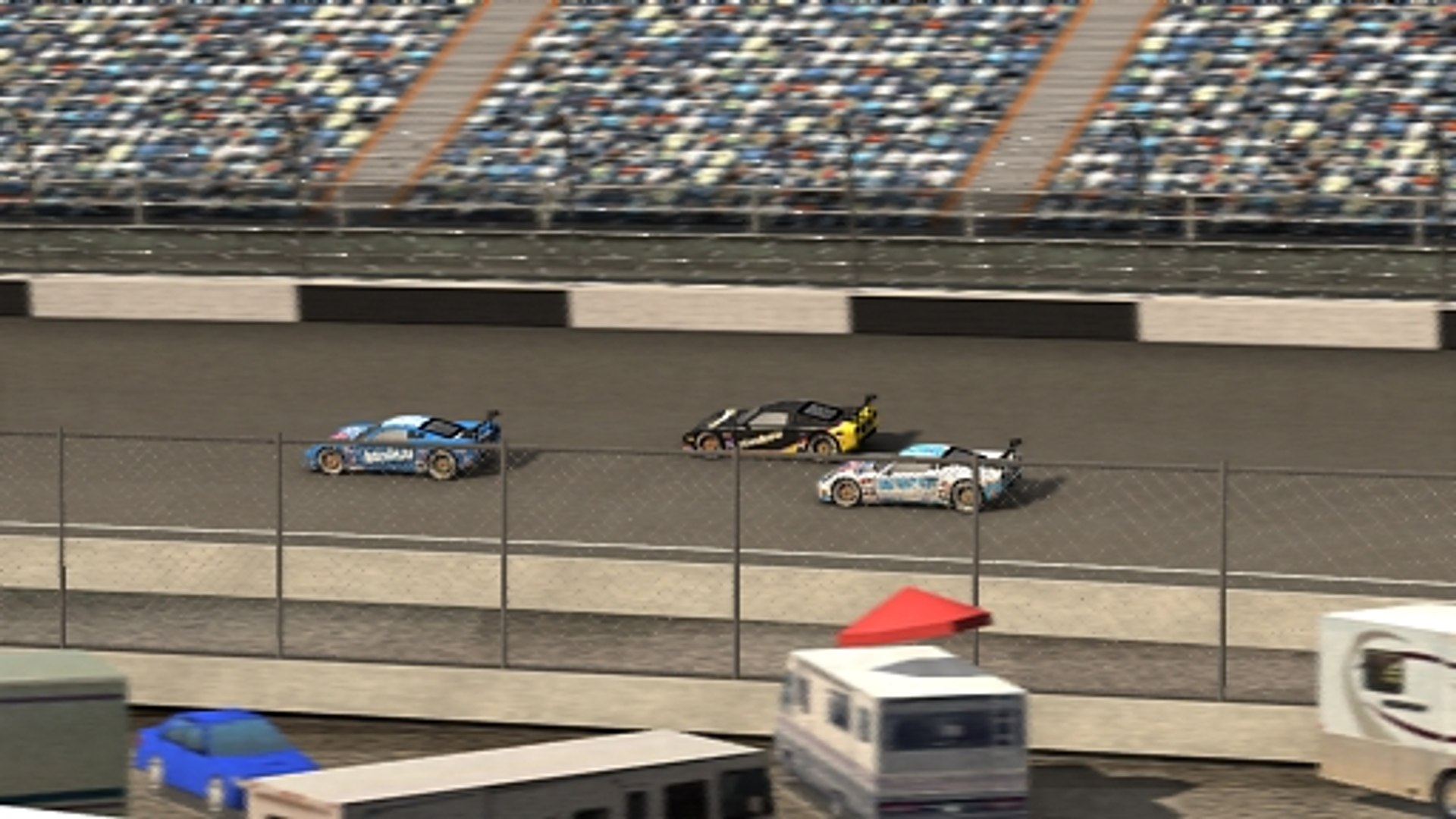 Race Track Twin Ring 3d Model
