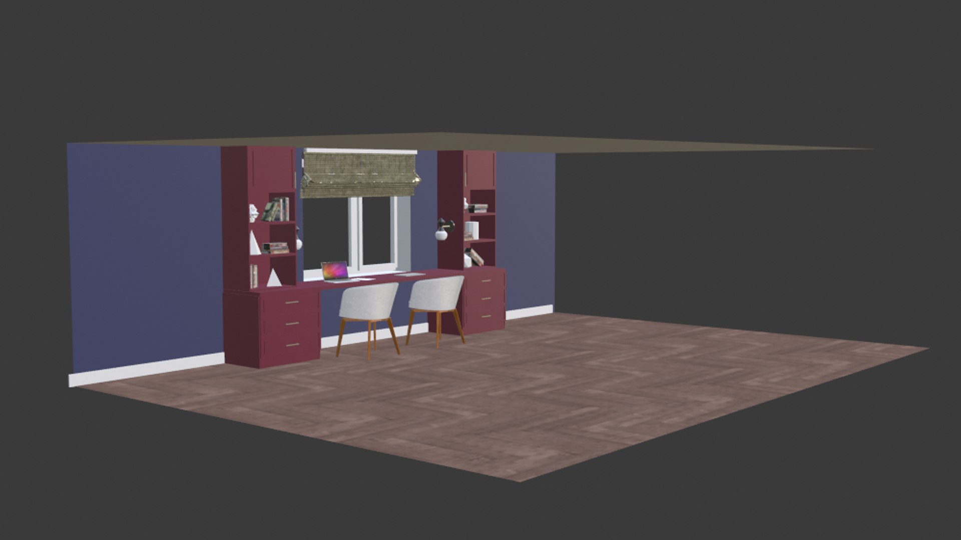 Room Desk 3D Model - TurboSquid 1632865