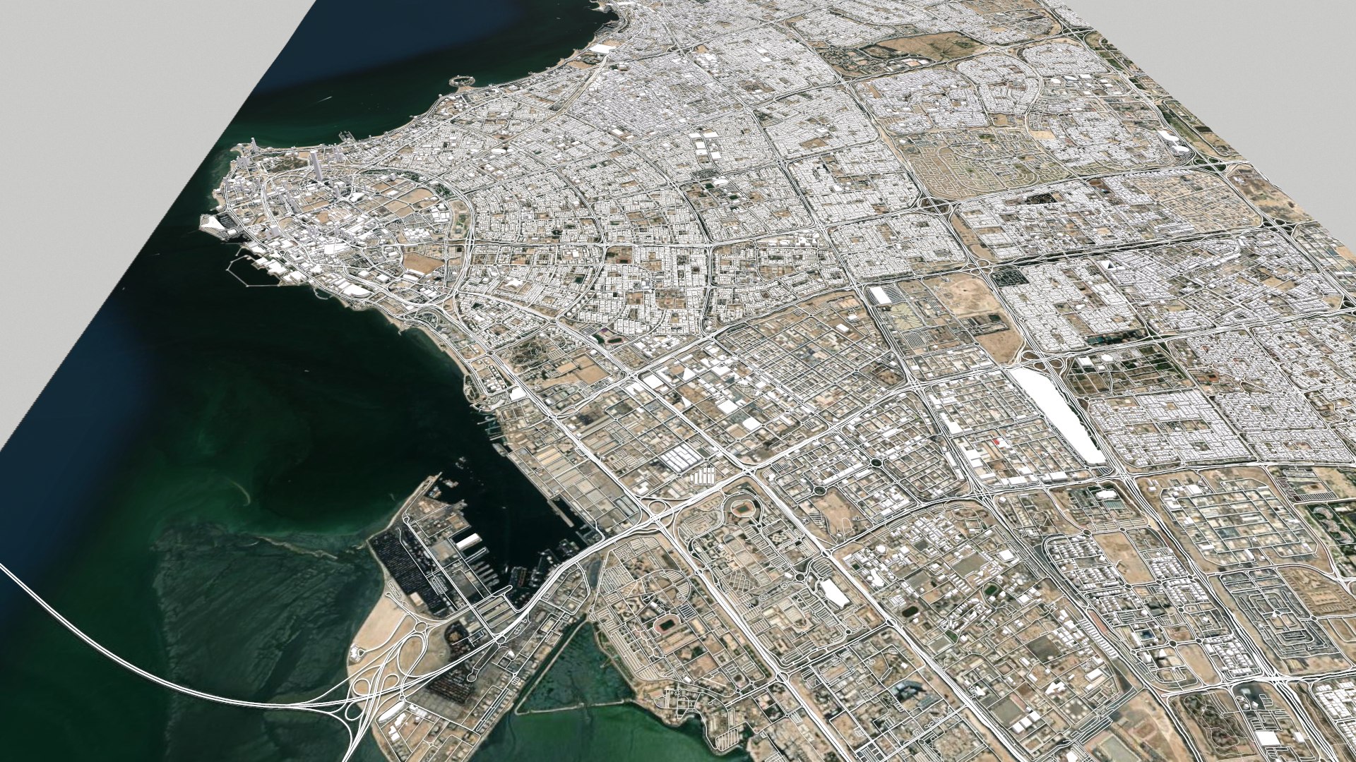 Cityscape Kuwait 3D Model - TurboSquid 2237279