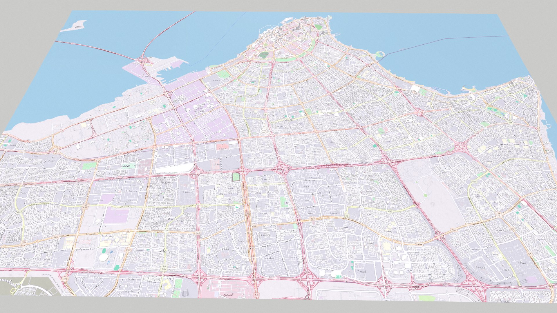 Cityscape Kuwait 3D Model - TurboSquid 2237279