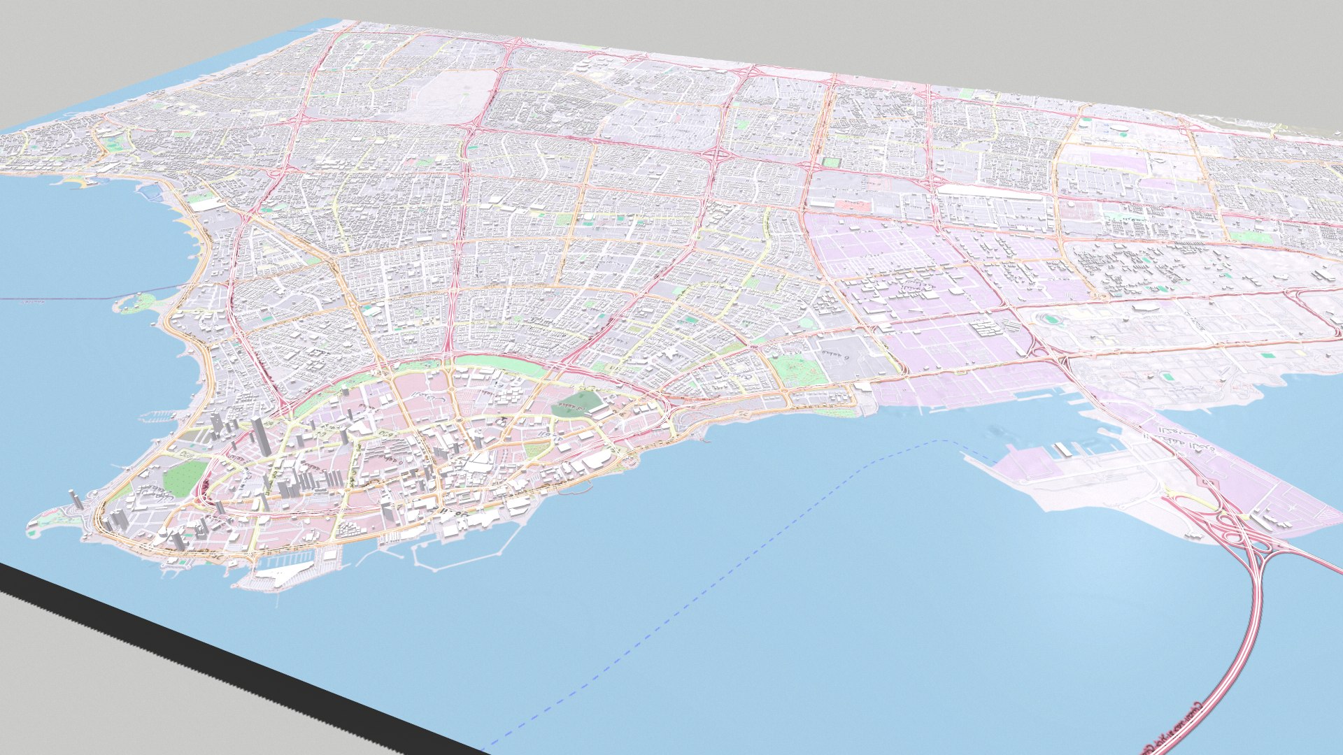 Cityscape Kuwait 3D Model - TurboSquid 2237279