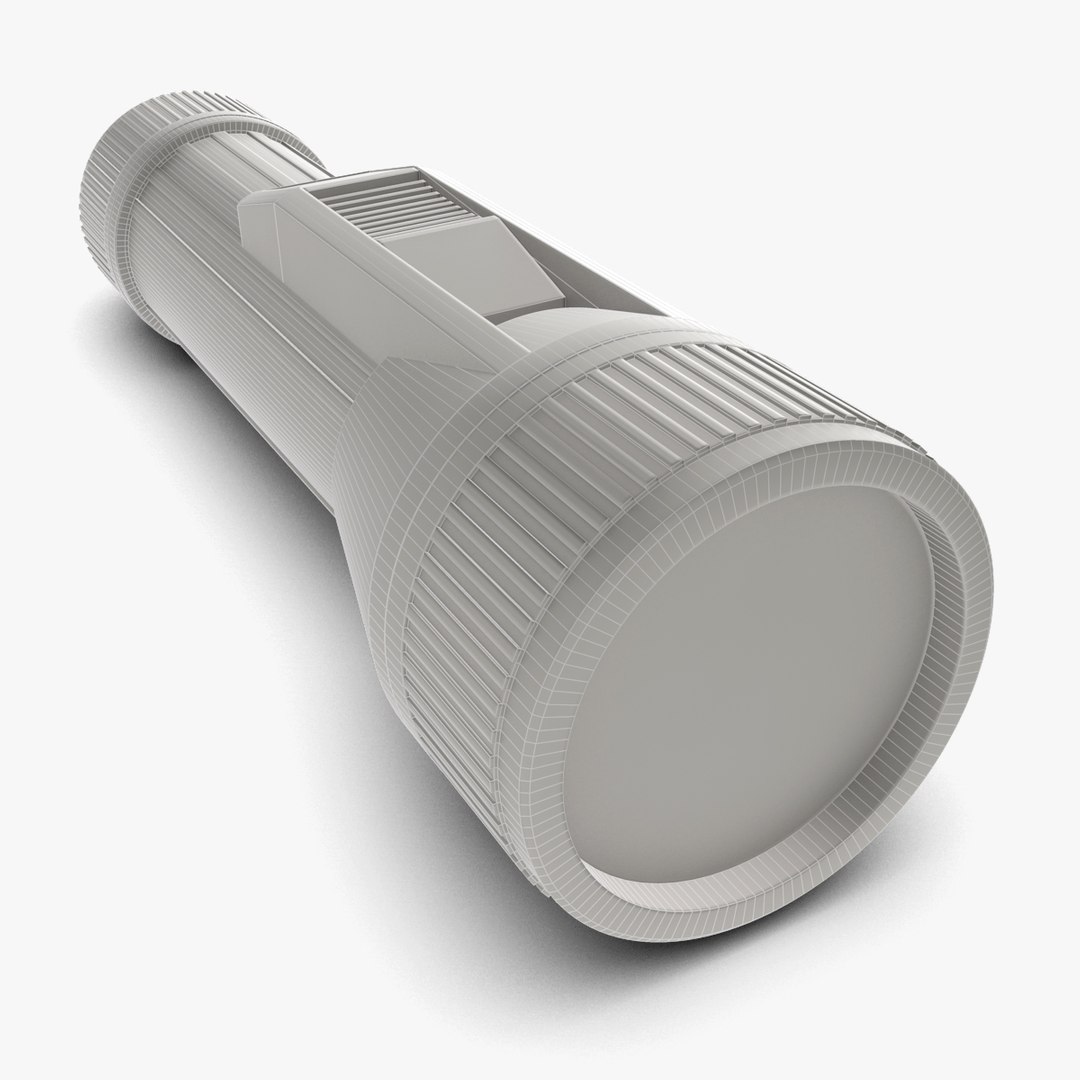 Flash Light Flashlight 3d Model