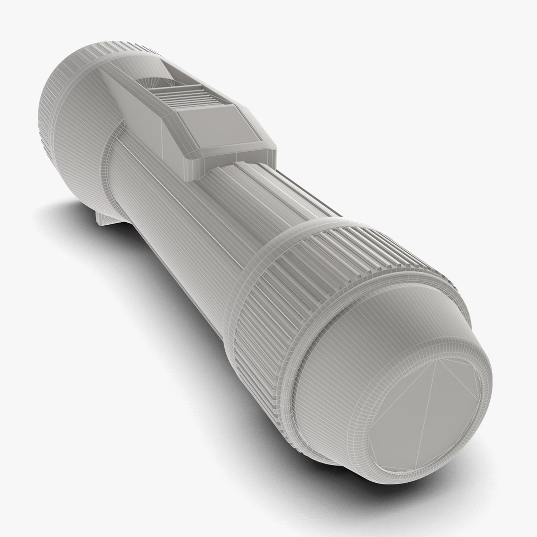 Flash Light Flashlight 3d Model
